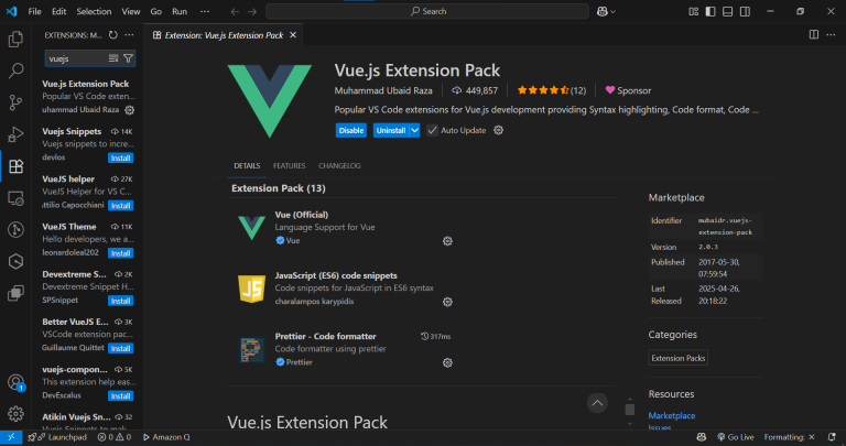 Setting Up Vue.js in VS Code: Tools, Extensions, and Pro Tips for a ...